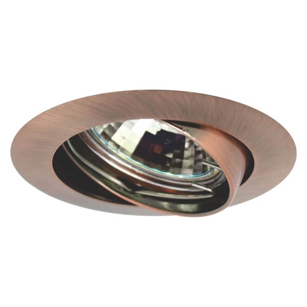 50W Round Cooper GX5.3 Directional 12V Spotlight - Luztra