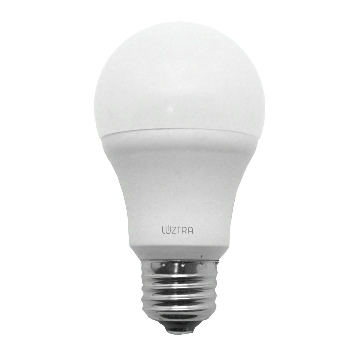 9w A19 White E26 30K Dim 240° LED Bulb - Luztra