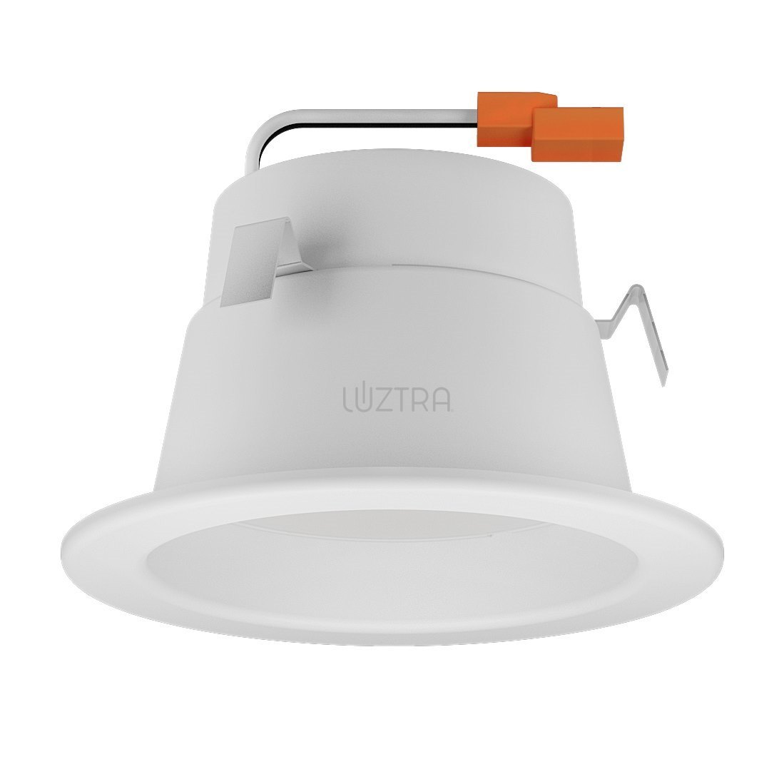 Foco Bote Integrado 4" LED 12w Redondo Blanco E26 27K Atn 100° - Luztra