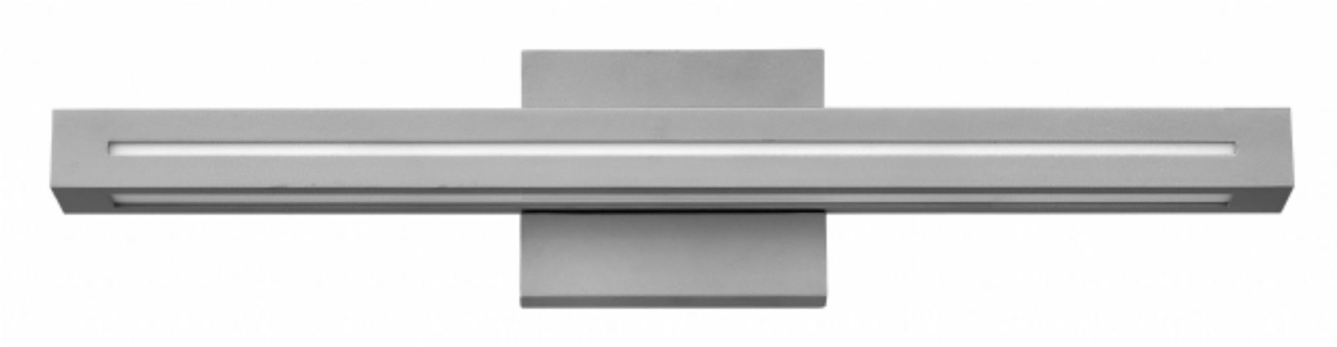 15w Outdoor Vue LED Acrylic Lens Titanium Large Wall Mount - Luztra