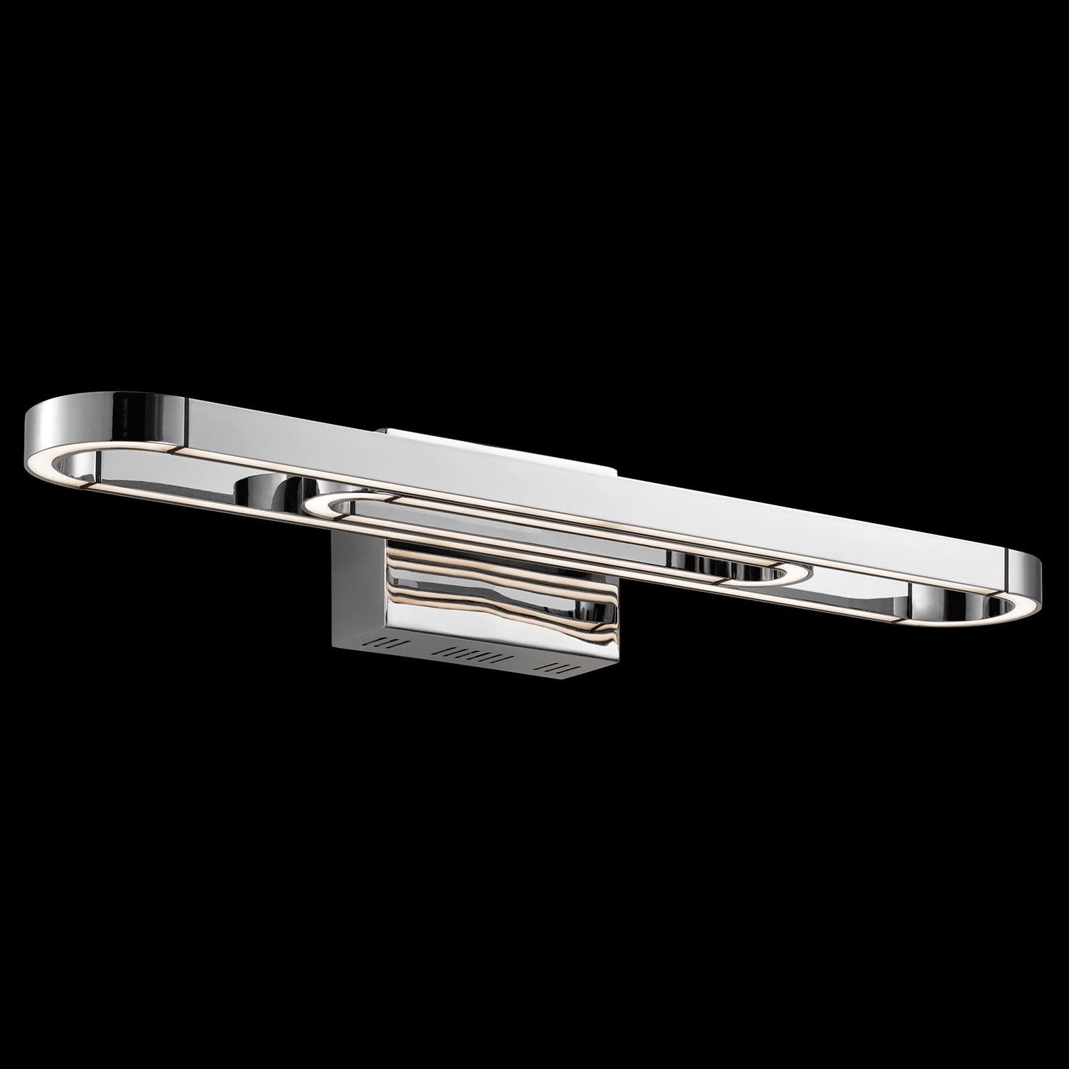 847lm Quell Etched Acrylic Chrome Integrated LED Vanity - Luztra