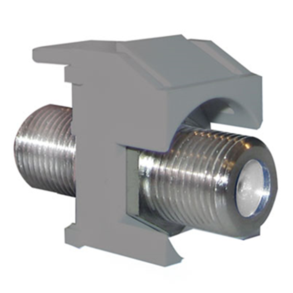 adorne Keystone Magnesium Video F-Connector Insert - Luztra