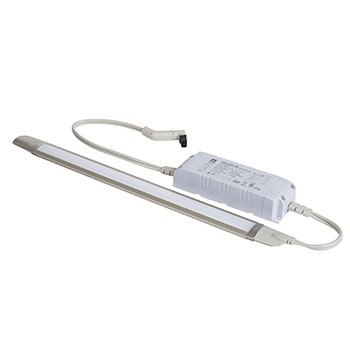 12" adorne Titanium Under-Cabinet Slimline LED Linear Strip Light - Luztra