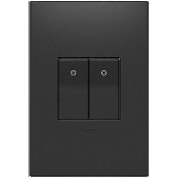 adorne Graphite Half-Module Blank Insert - Luztra